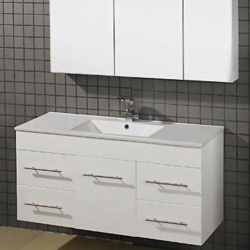 OSTAR Slim Line Wall Mounted Vanity 1200mm x 450mm | Tapwareandmore